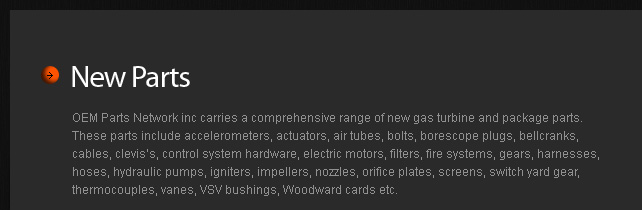 Welcome to OEM Parts Network inc